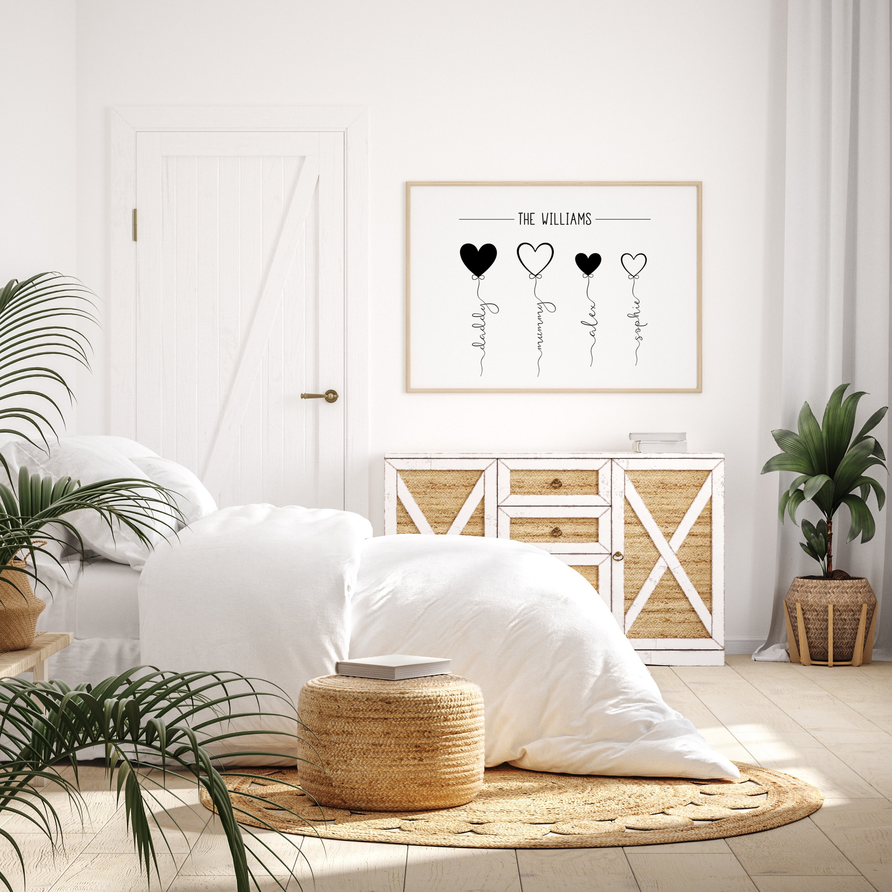 Personalised Family Print Custom Family Names Print Custom - Etsy