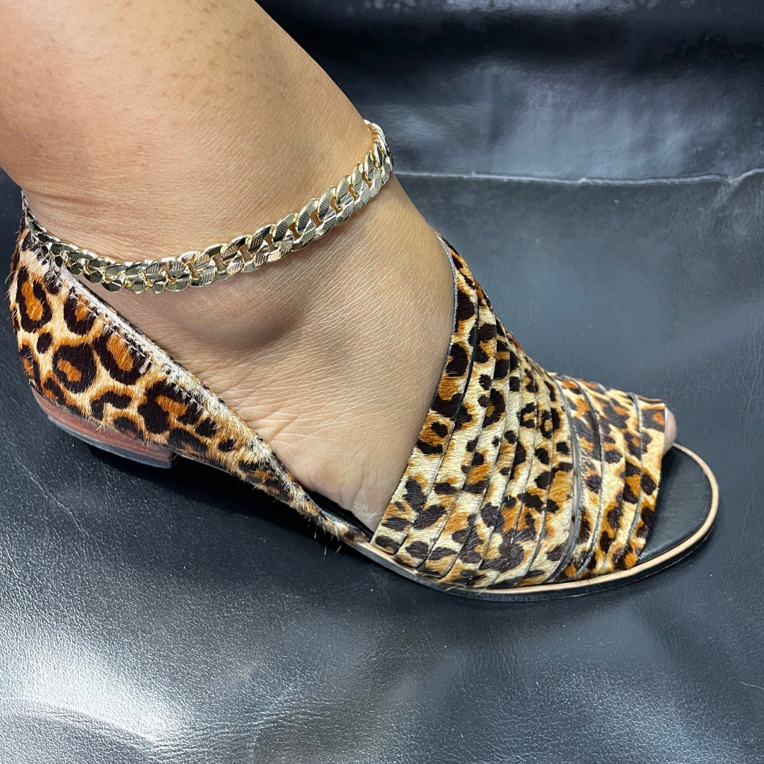 18k Gold Filled Thick Cuban Link Anklet Available in 2 Styles - Etsy