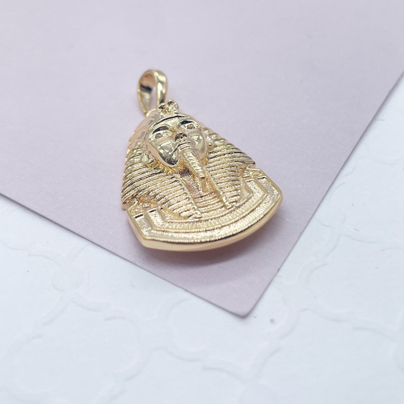 18k Gold Filled Sphinx Pendant With Zircon Stone Eyes - Etsy