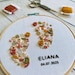 Personalised Baby Feet Embroidery Pattern PDF – Custom Name & Birth ...