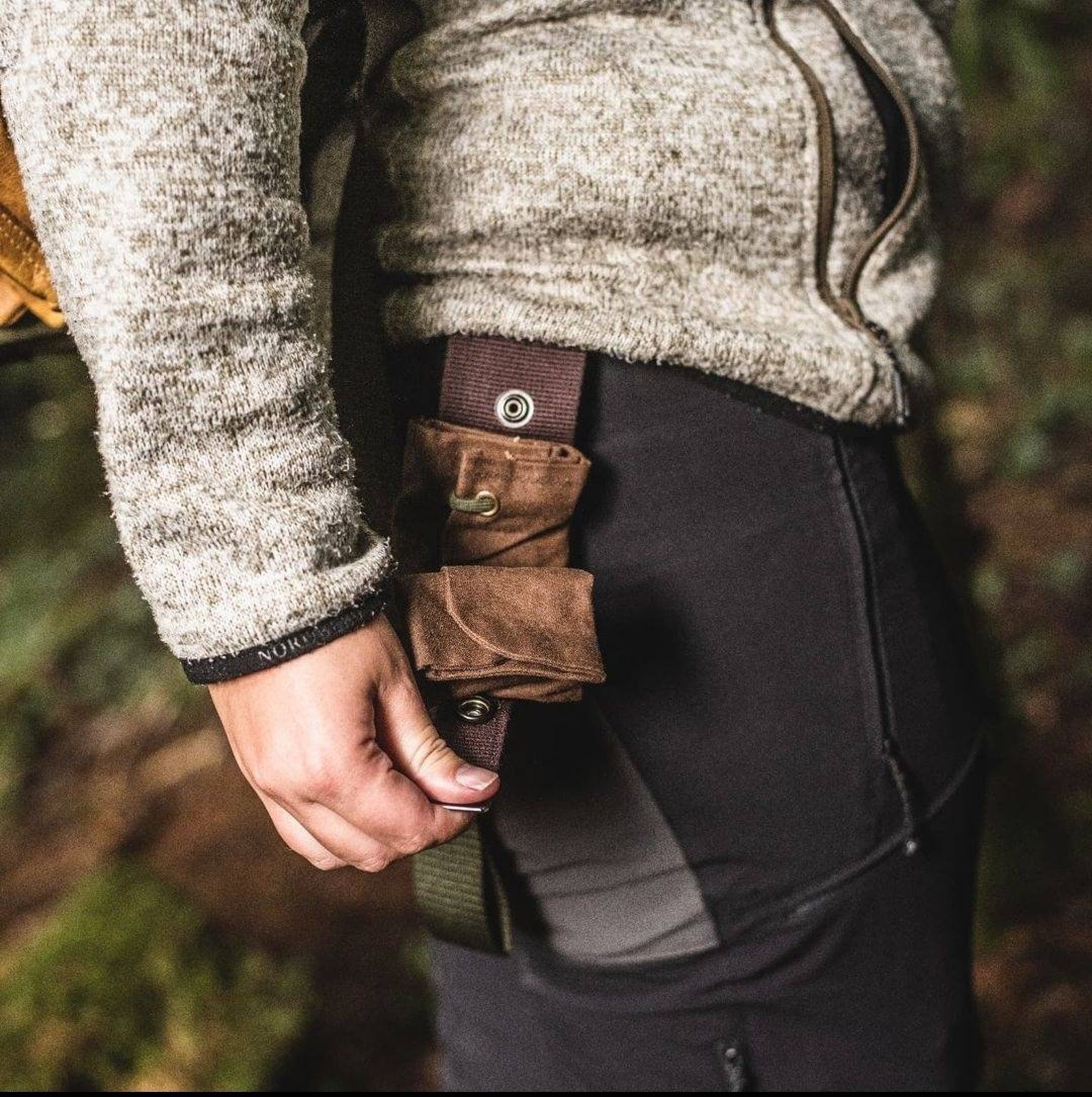 Bushcraft Foraging Pouch Waxed Canvas Roll up Belt Pouch Dump - Etsy UK