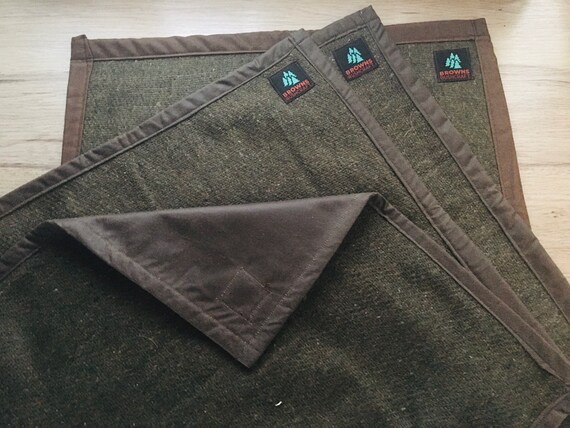 Bushcraft Sit Mat Wool and Wax Canvas. Outdoors Sit Mat. - Etsy