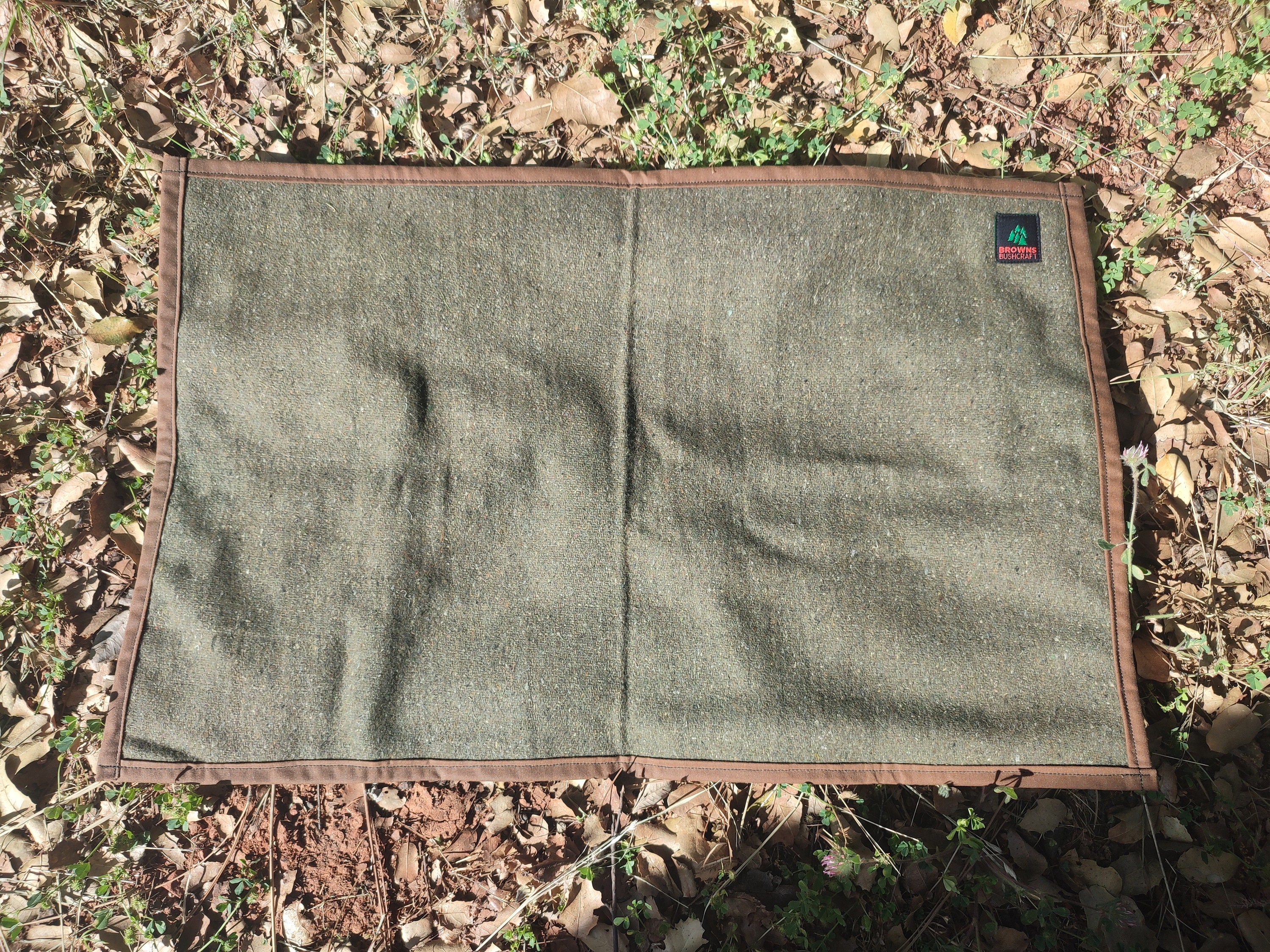 Bushcraft Wool & Waxed Canvas Sit Mat Pad Ground Cloth 18x28" - Etsy