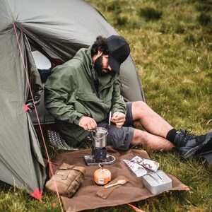 Bushcraft Waxed Canvas Ground Mat 30”x30” XL Sit Mat. Camp Mat - Etsy