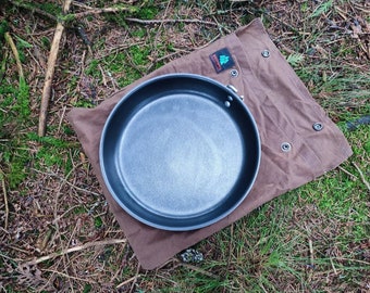 OILSKIN / WAXED CANVAS Frying Pan Bag - Etsy