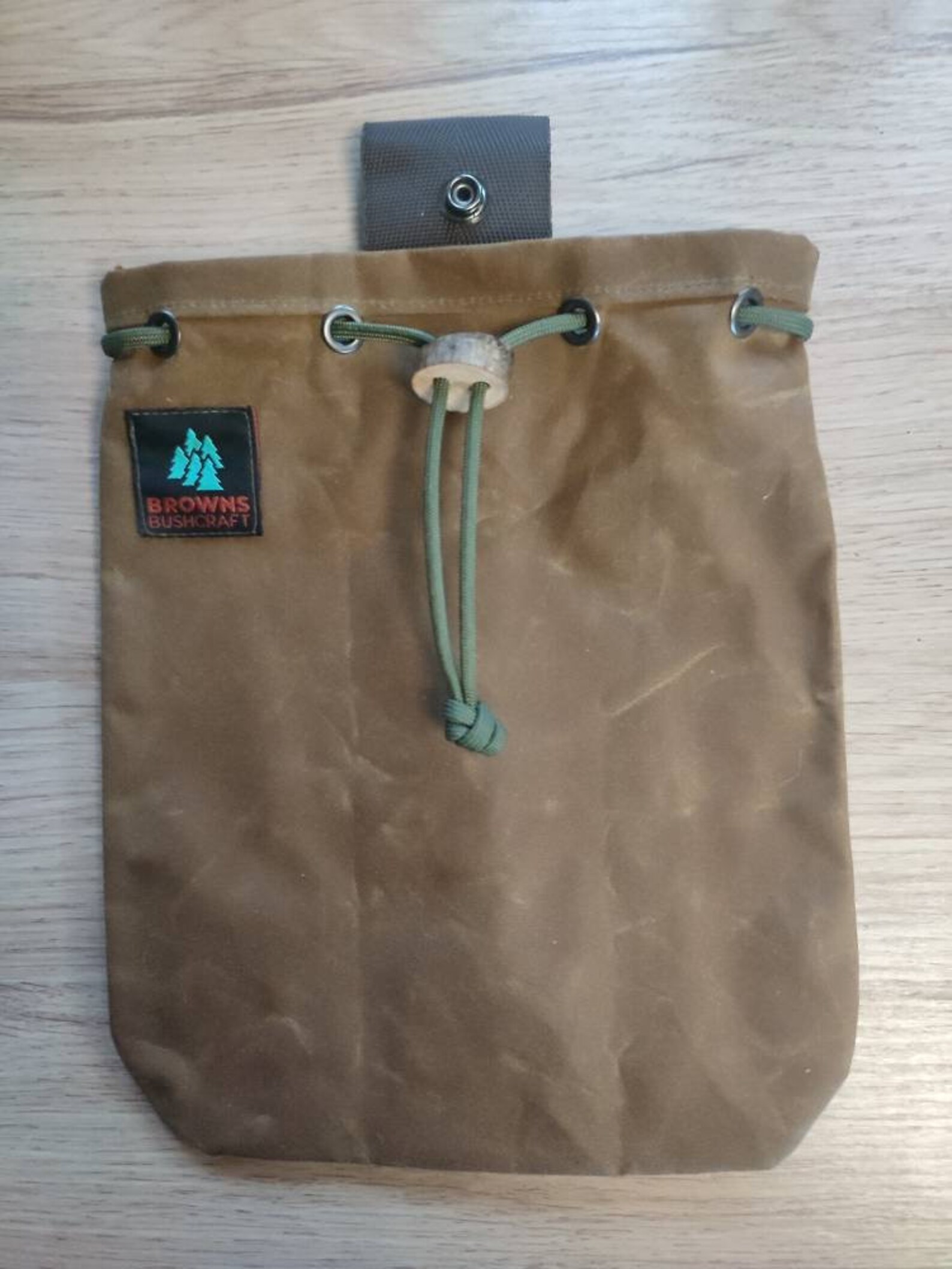 Bushcraft Foraging Pouch Waxed Canvas Roll up Belt Pouch Dump - Etsy UK