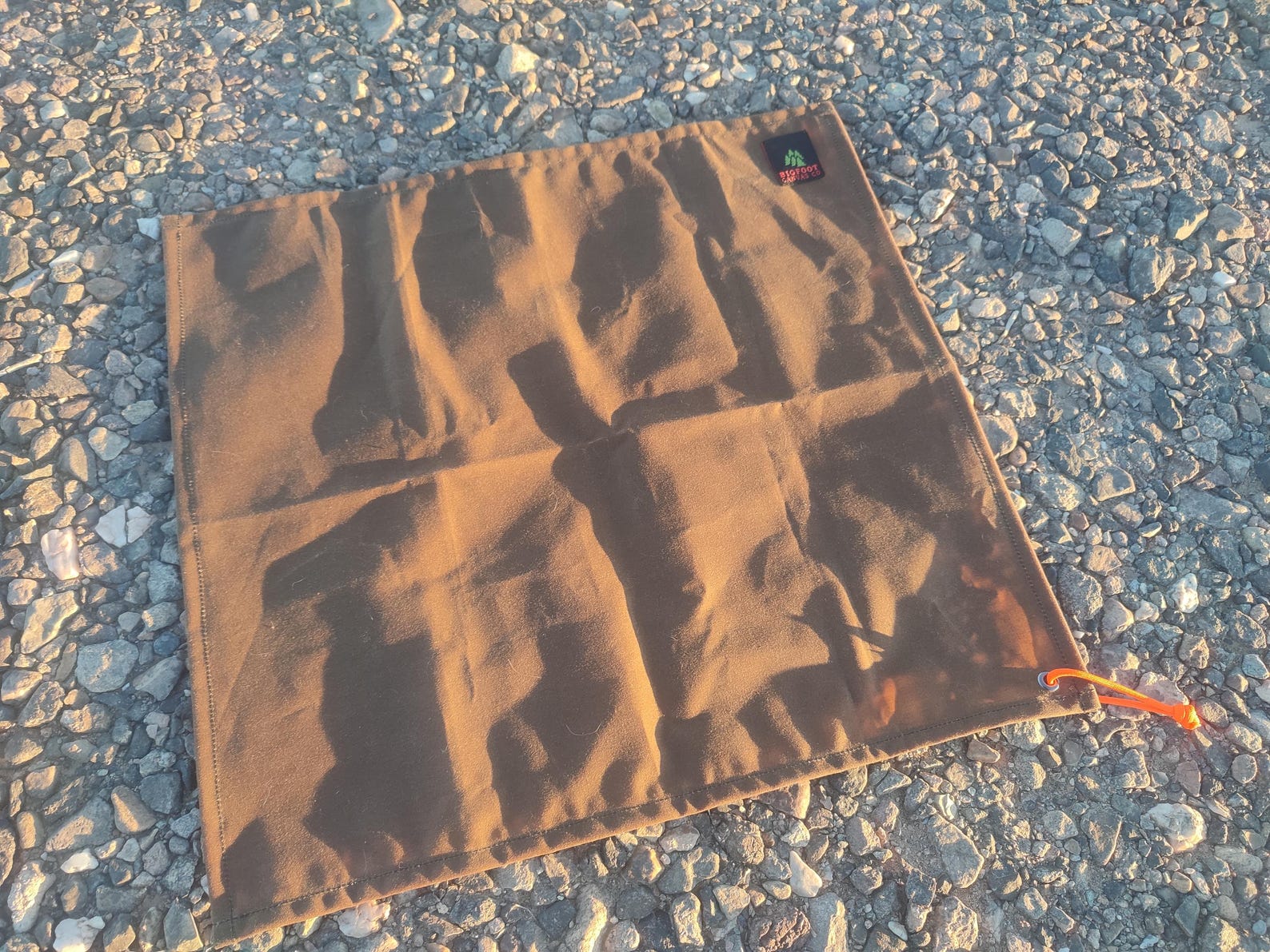Bushcraft Waxed Canvas Forest Utility Mat, Canvas Sit Mat, Picnic ...