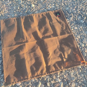 Bushcraft Waxed Canvas Forest Utility Mat, Canvas Sit Mat, Picnic ...