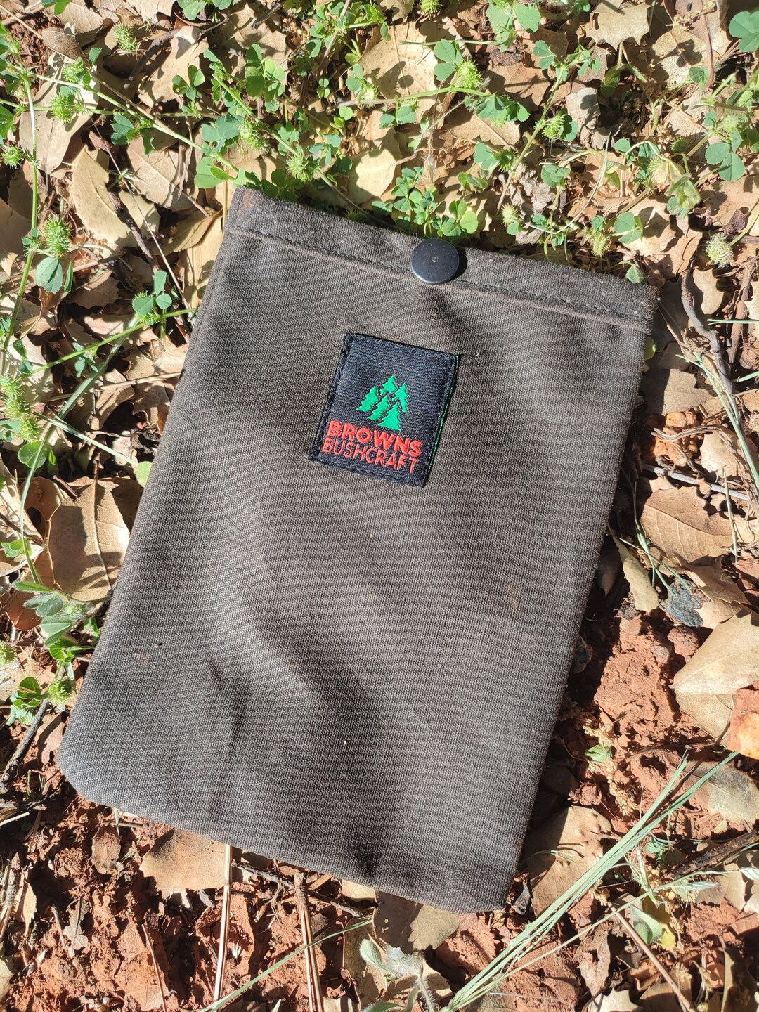 Browns Bushcraft Waxed Canvas Lightweight Pouch Canvas Ditty Pouch ...