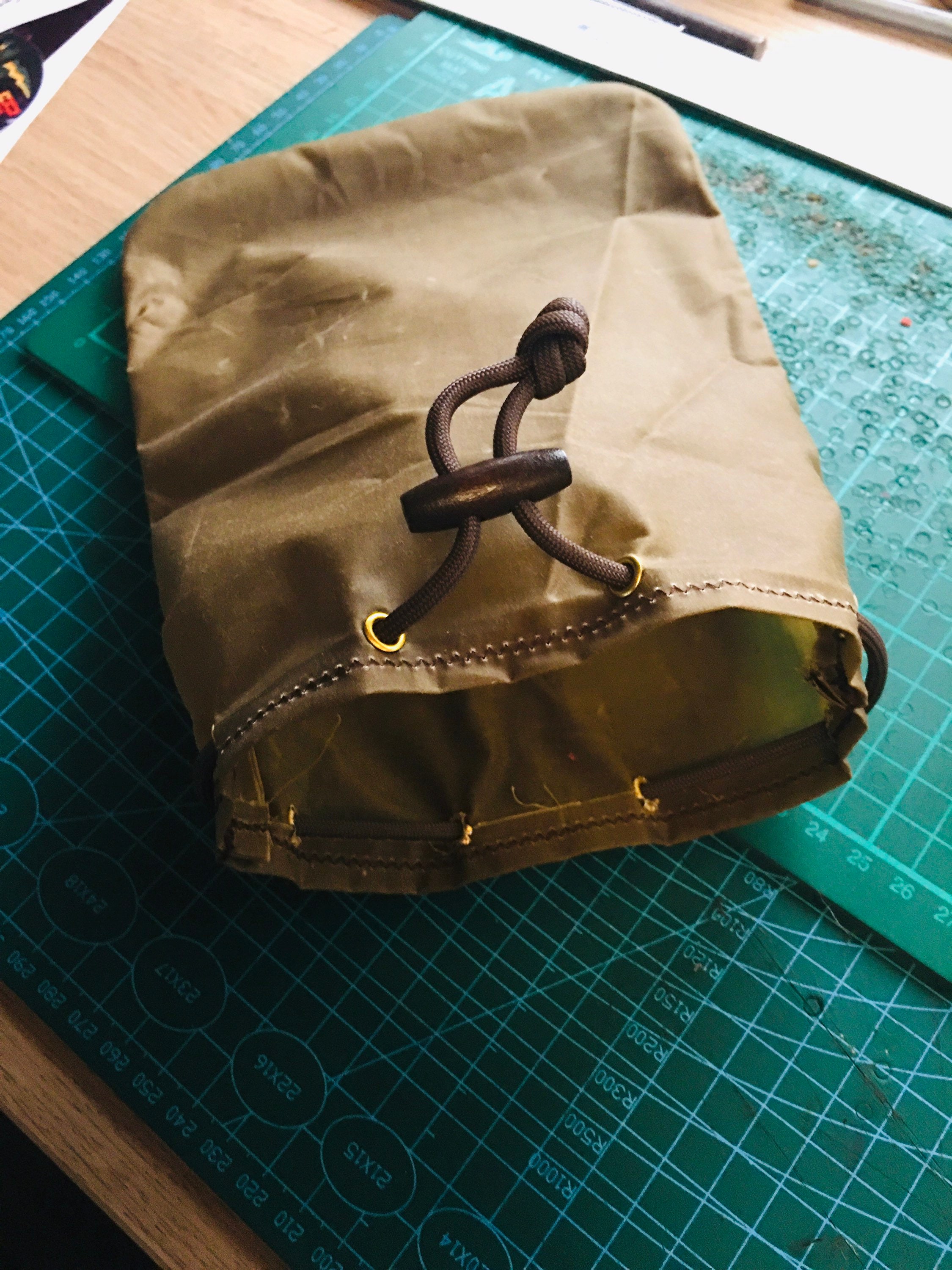 Bushcraft Waxed Canvas Lightweight Pouch Canvas Ditty Pouch - Etsy