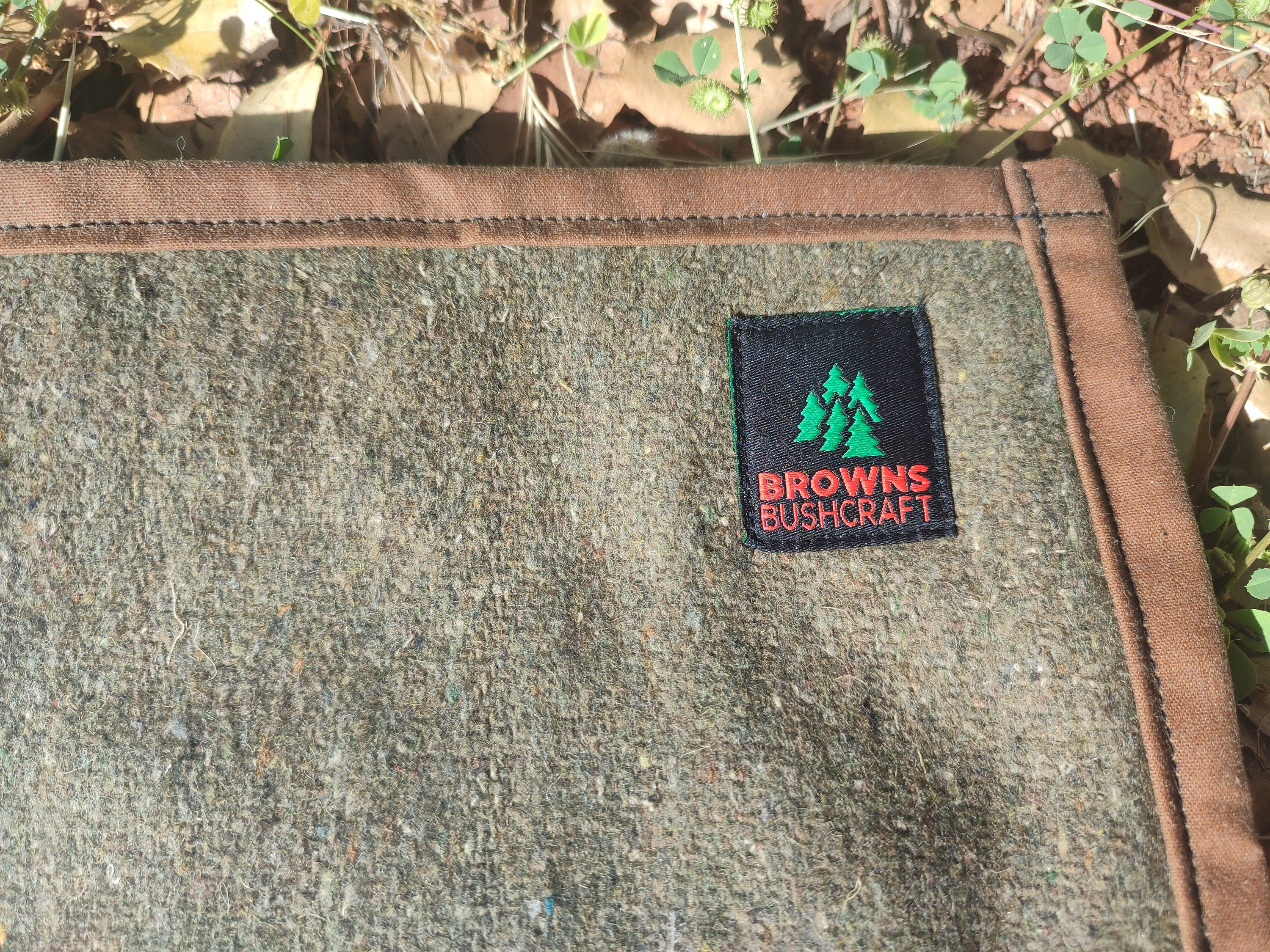 Bushcraft Wool & Waxed Canvas Sit Mat Pad Ground Cloth 18x28" - Etsy