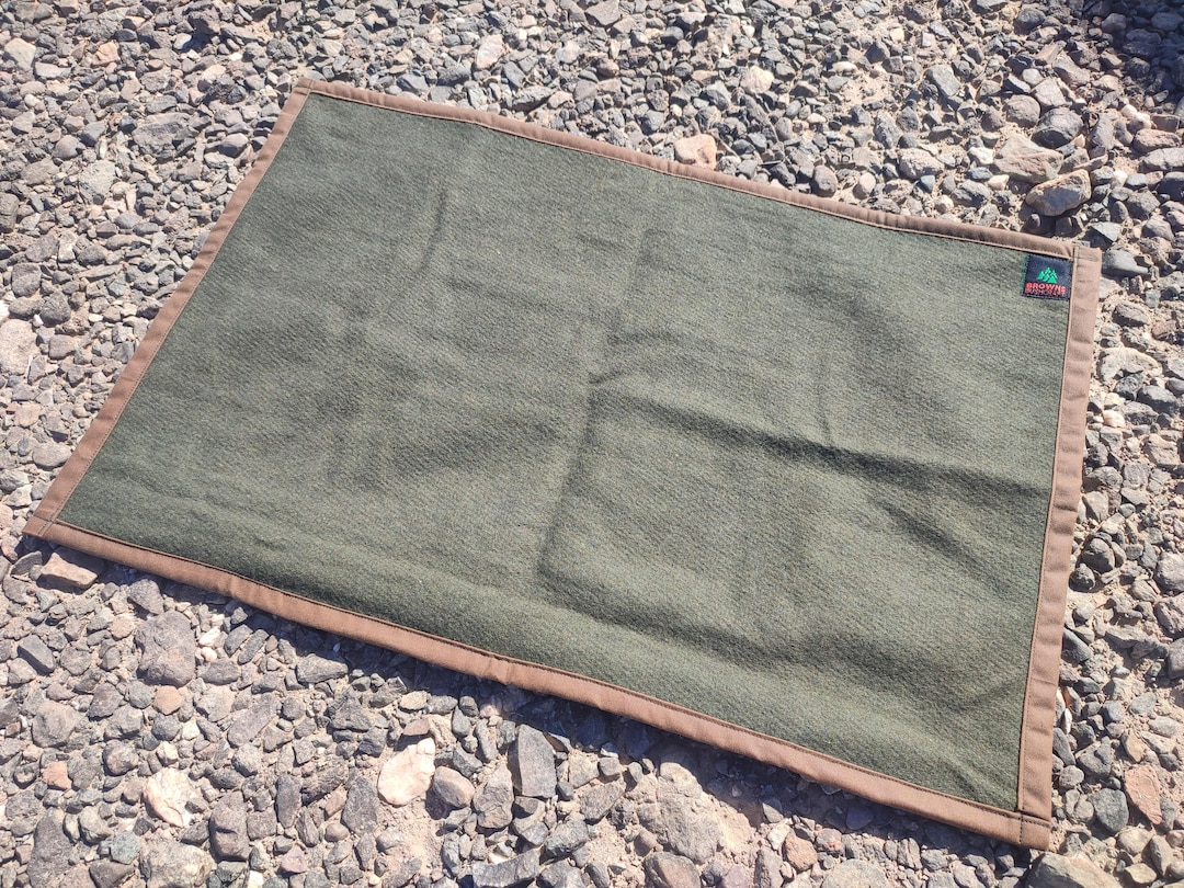 Bushcraft Wool & Waxed Canvas Sit Mat Pad Ground Cloth 18x28" - Etsy