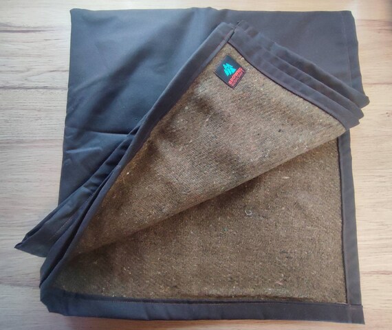 Bushcraft Upcycled Wool With Waxed Cotton Canvas Backing | Etsy
