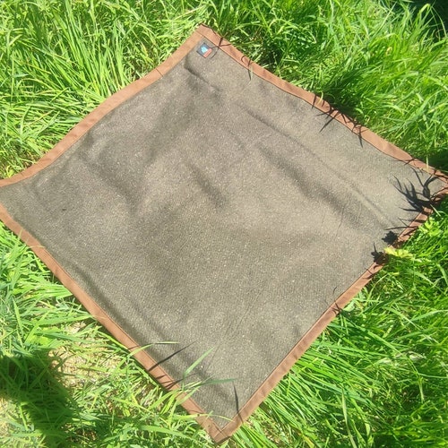 Bushcraft Waxed Canvas Ground Mat 30x30 XL Sit Mat. Camp Mat - Etsy