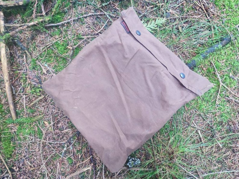 Bushcraft Waxed Canvas Folding Frying Pan Pouch Pathfinder ...