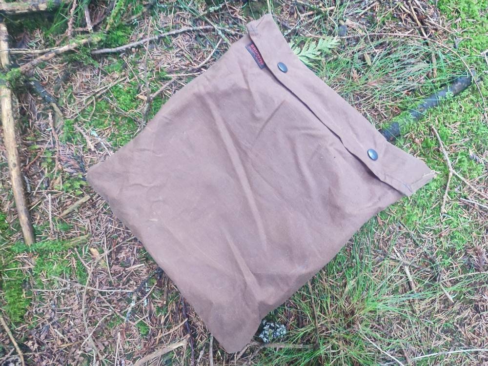 Bushcraft Waxed Canvas Folding Frying Pan Pouch Pathfinder - Etsy