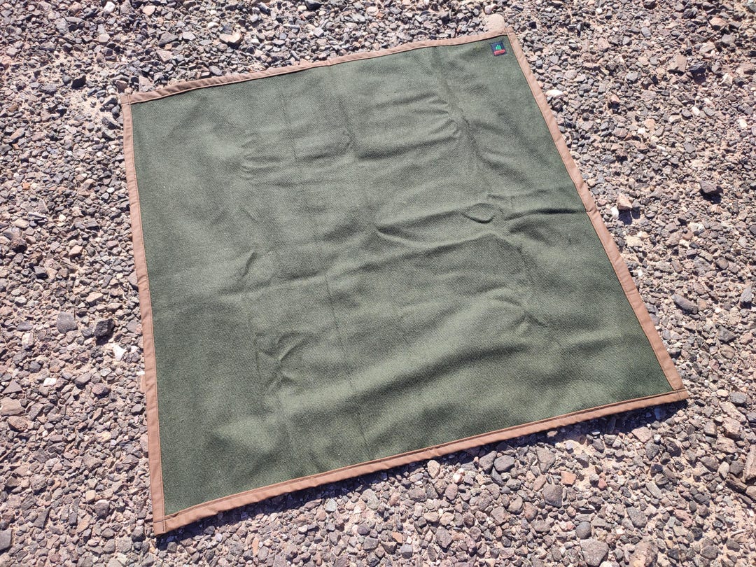 Bushcraft Upcycled Wool With Waxed Cotton Canvas Backing XL/XXL Seat ...