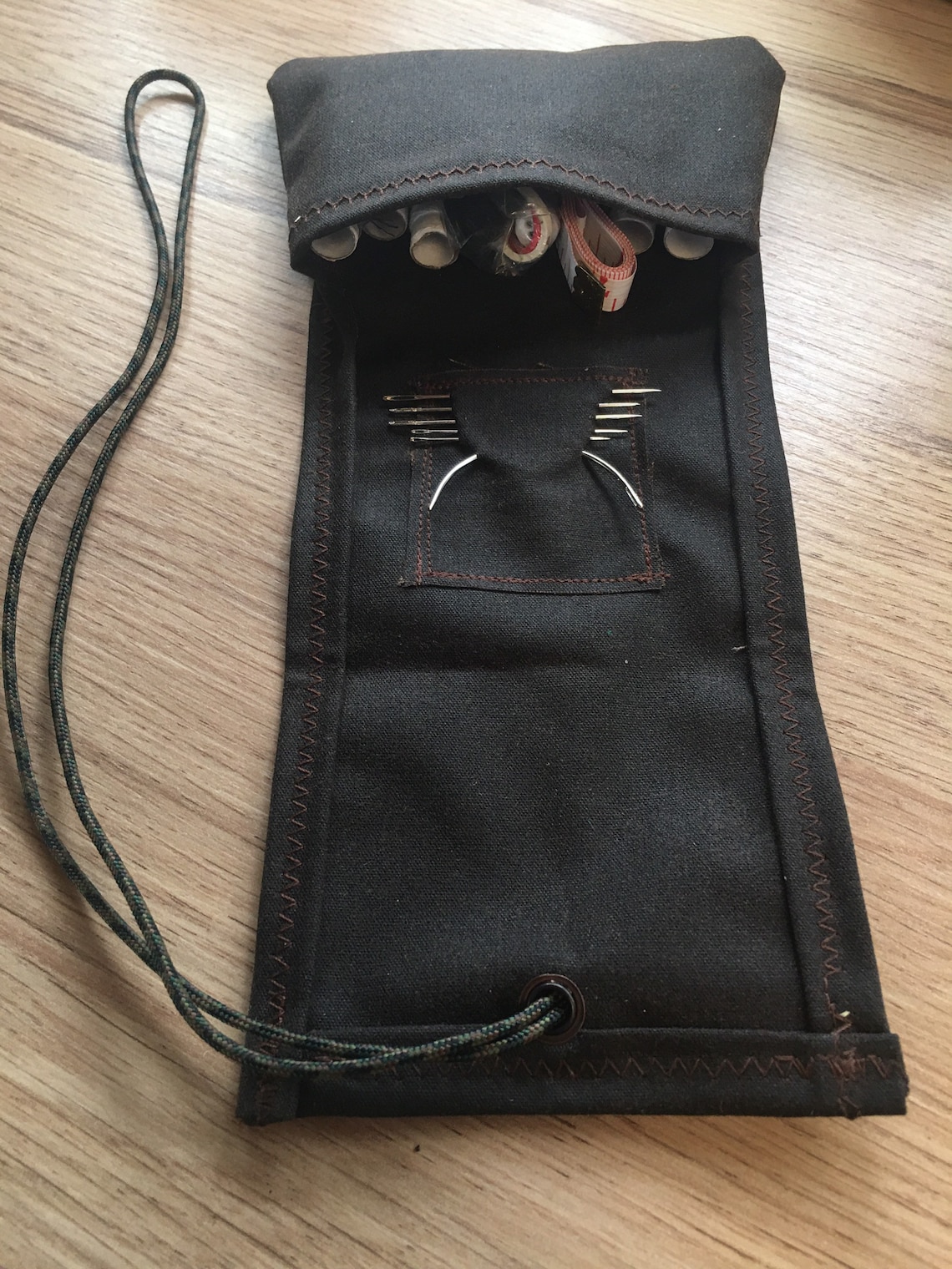 Bushcraft Sewing Kit/maintenance Repair Kit Waxed Canvas - Etsy