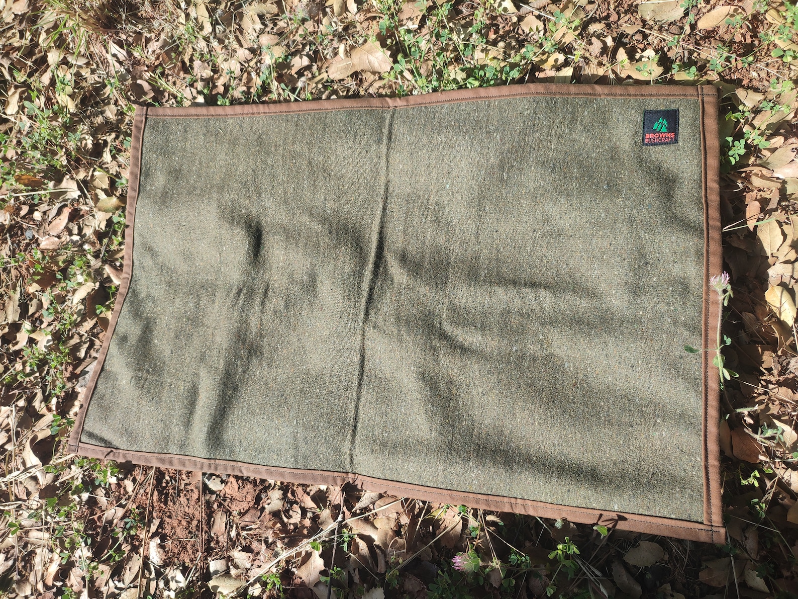 Bushcraft Wool & Waxed Canvas Sit Mat Pad Ground Cloth 18x28" - Etsy
