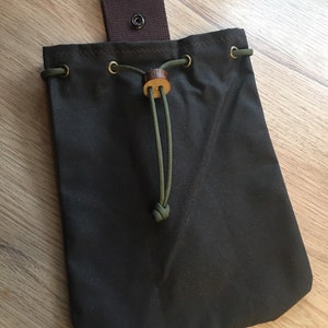 Bushcraft Foraging Pouch Waxed Canvas Roll up Belt Pouch Dump - Etsy