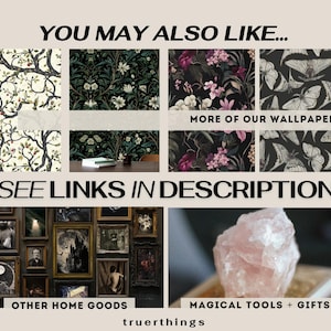 Fantasy Forest Branch Wallpaper Leafy Forestcore Fall Leaves Witchy Art ...