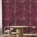 Red Gold Art Deco Wallpaper Erte 1920s Pattern Wall Mural Removable ...