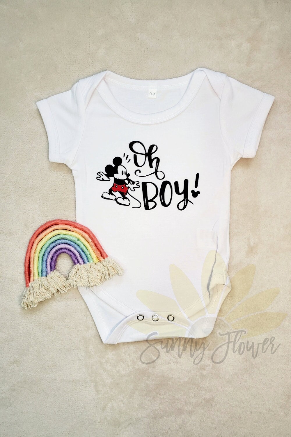 Oh Boy! Onesies® Brand Bodysuit| Disney, Baby Announcement, Magical ...