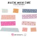 DIGITAL WASHI TAPE Stickers | Glitter Stickers | for Goodnotes ...