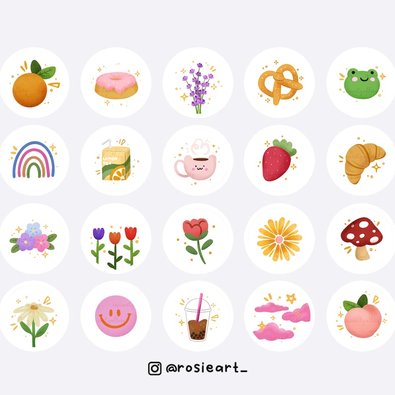 Cute Instagram Icons - Etsy