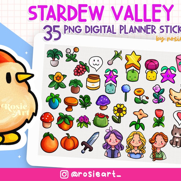 Stardew valley items stickers - Etsy.de