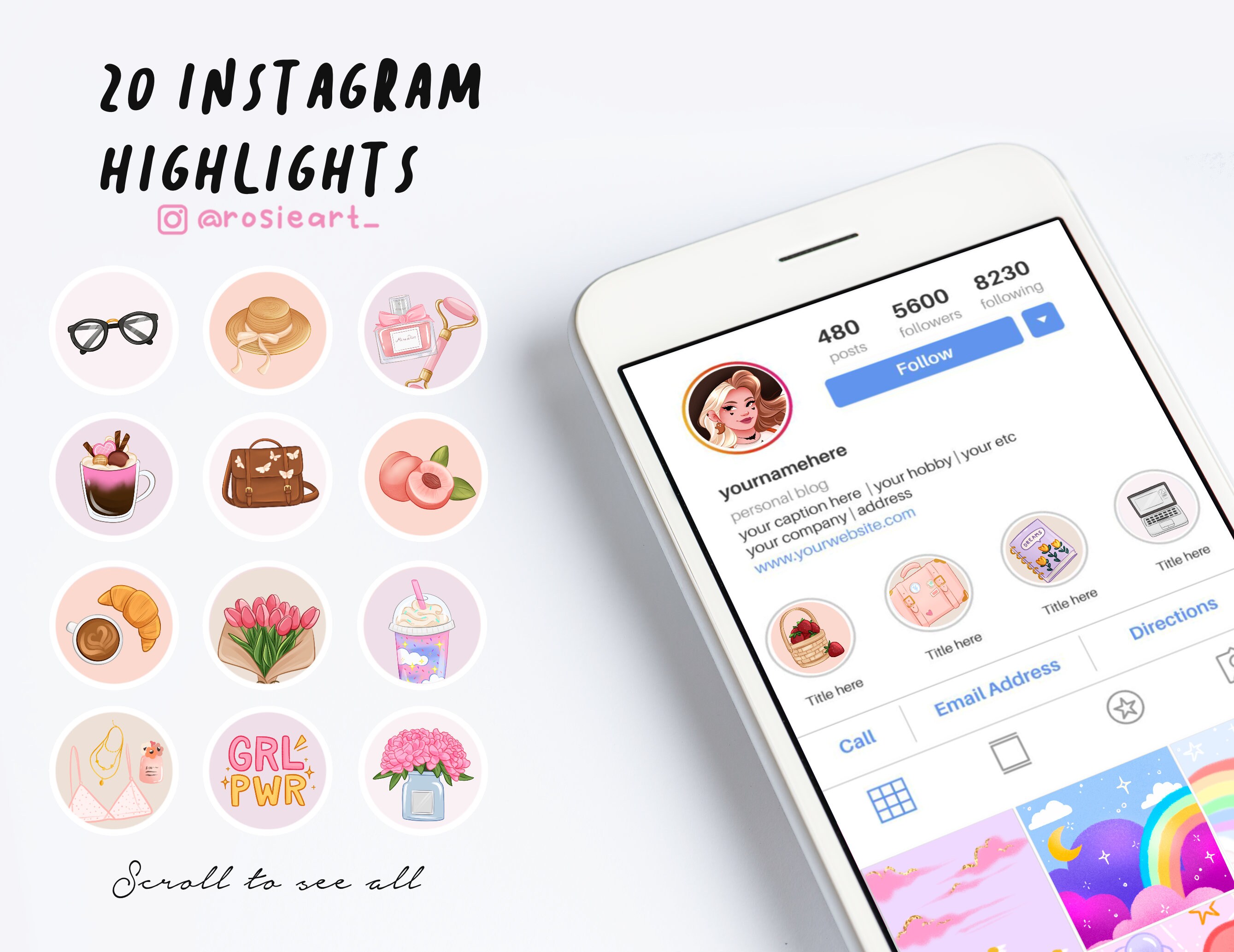 CUTE EVERYDAY Instagram Highlight Covers, Instagram Story Covers, Cute ...
