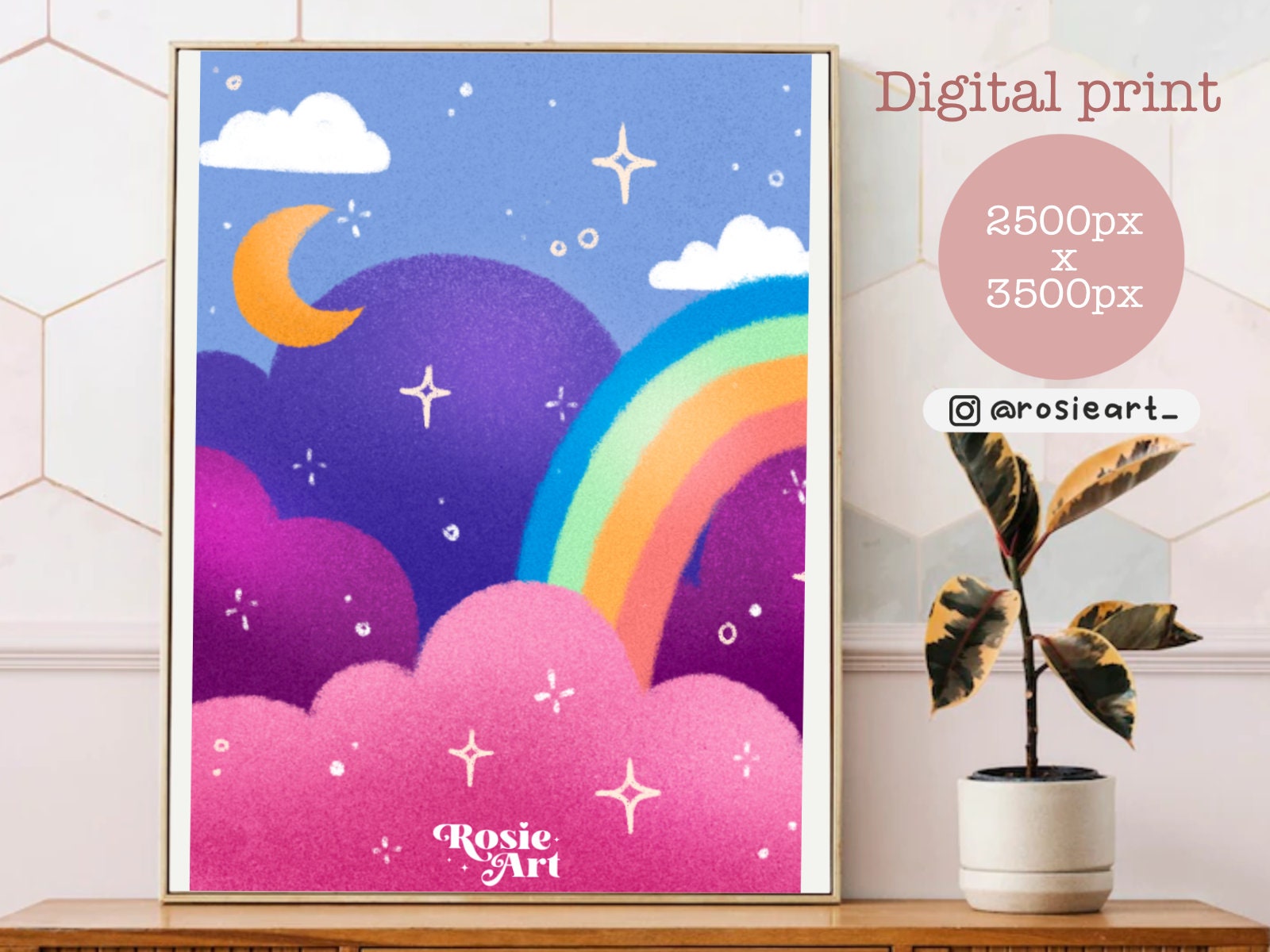 Pastel Halloween Poster, Digital Wall Art , Halloween Printable Wall ...