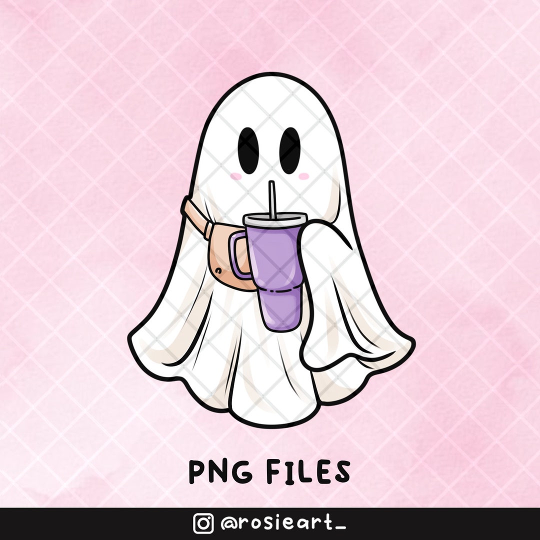 Ghost PNG Halloween Design, PNG Sublimation Design, Cute Girly Ghost ...