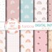 Digital Paper | Rainbow Clipart | Boho Rainbow Seamless Patterns ...