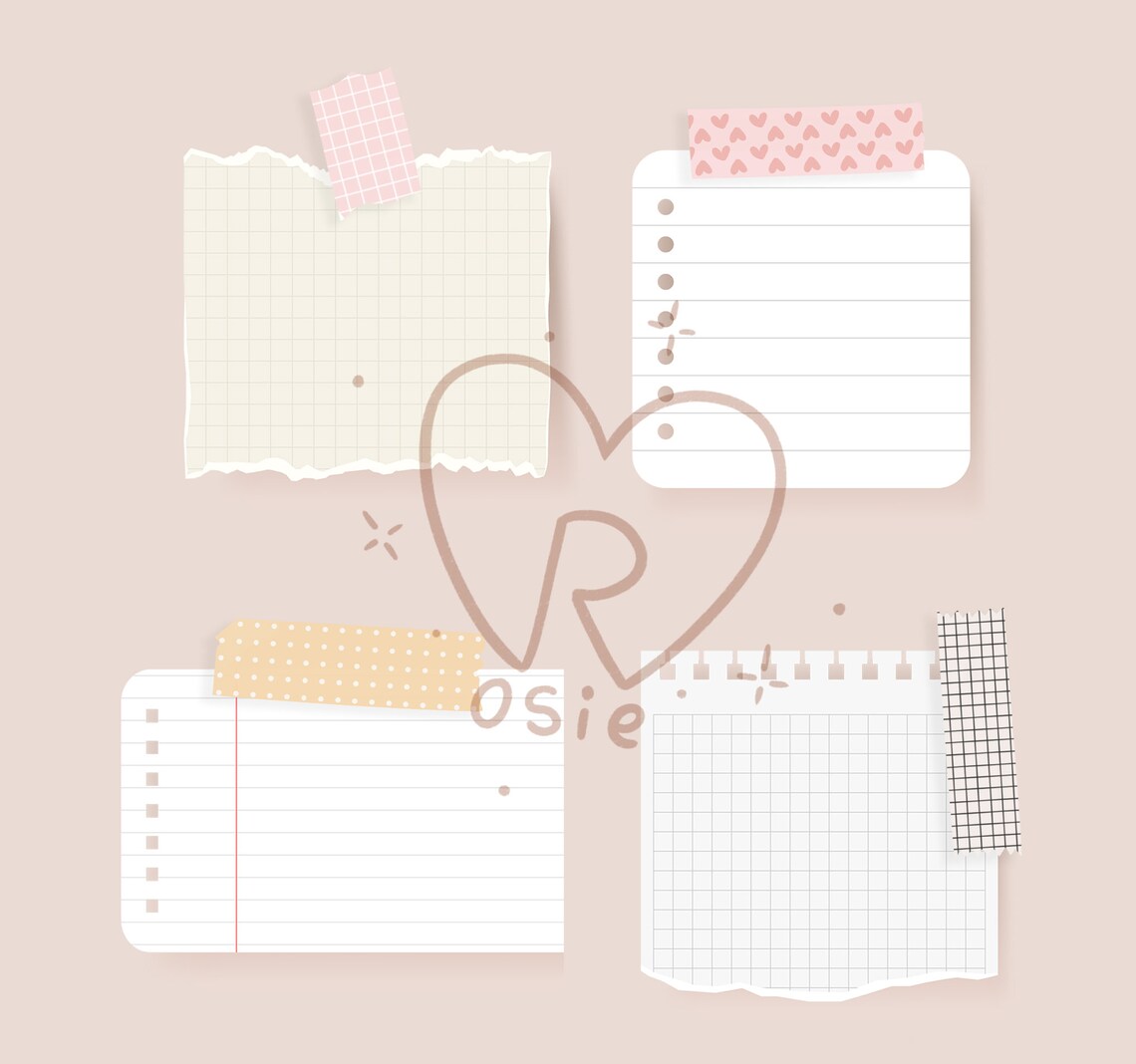 Digital Washi Tape Stickers for Goodnotes Notability - Etsy