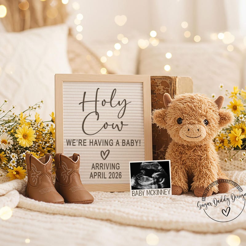 Holy Cow Baby Shower - Etsy