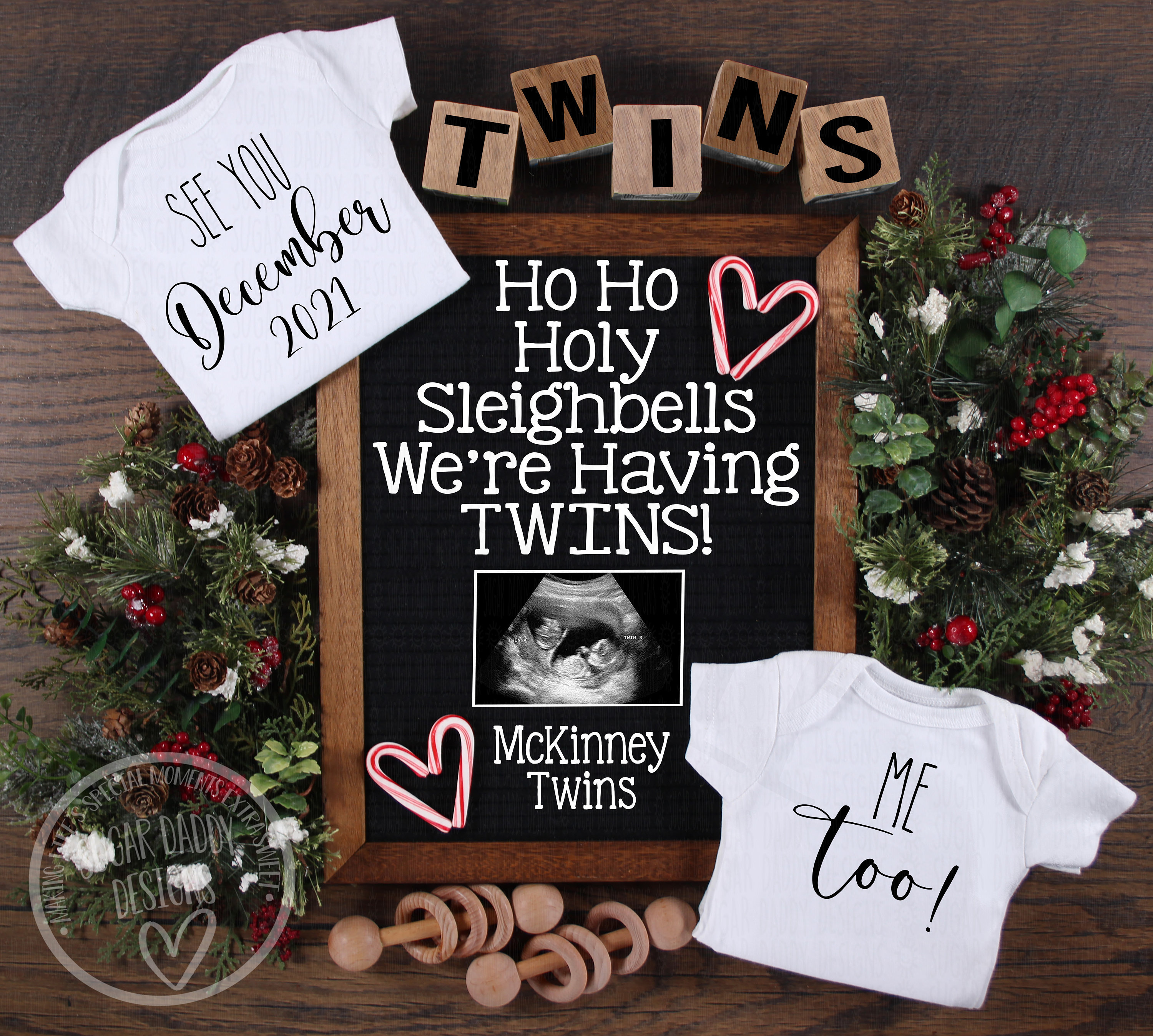 We Are Expecting Twins Announcements