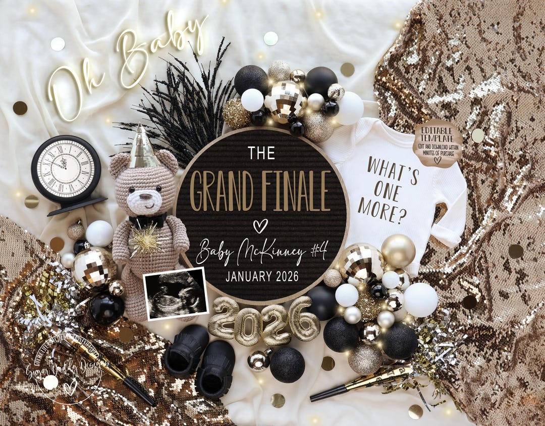 New Year's Eve Pregnancy Announcement: 2026 Grand Finale (digital ...