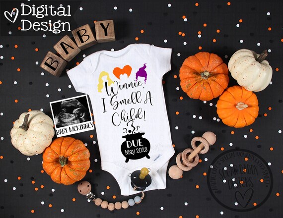 Hocus Pocus Digital Pregnancy Announcement | I Smell A Child ...