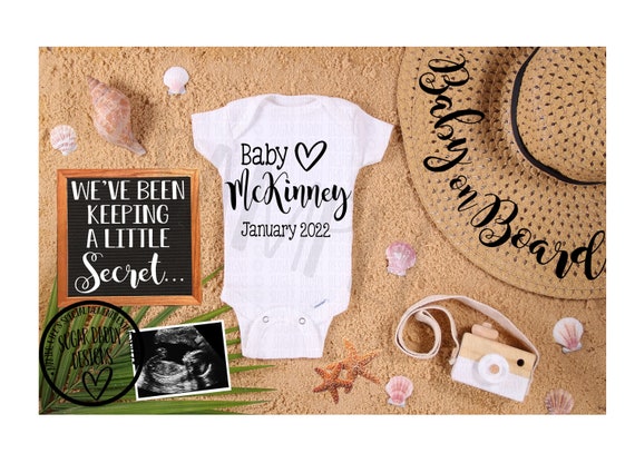 We've Been Keeping a Secret Pregnancy Announcement | Personalized ...