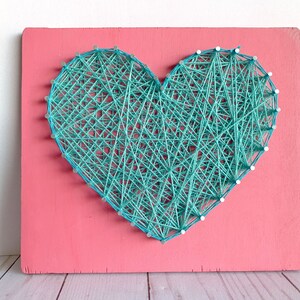String Art Kit Mini Heart Valentines | Etsy