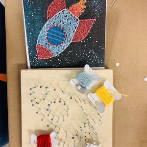 String Art Kit Space Ship | Etsy