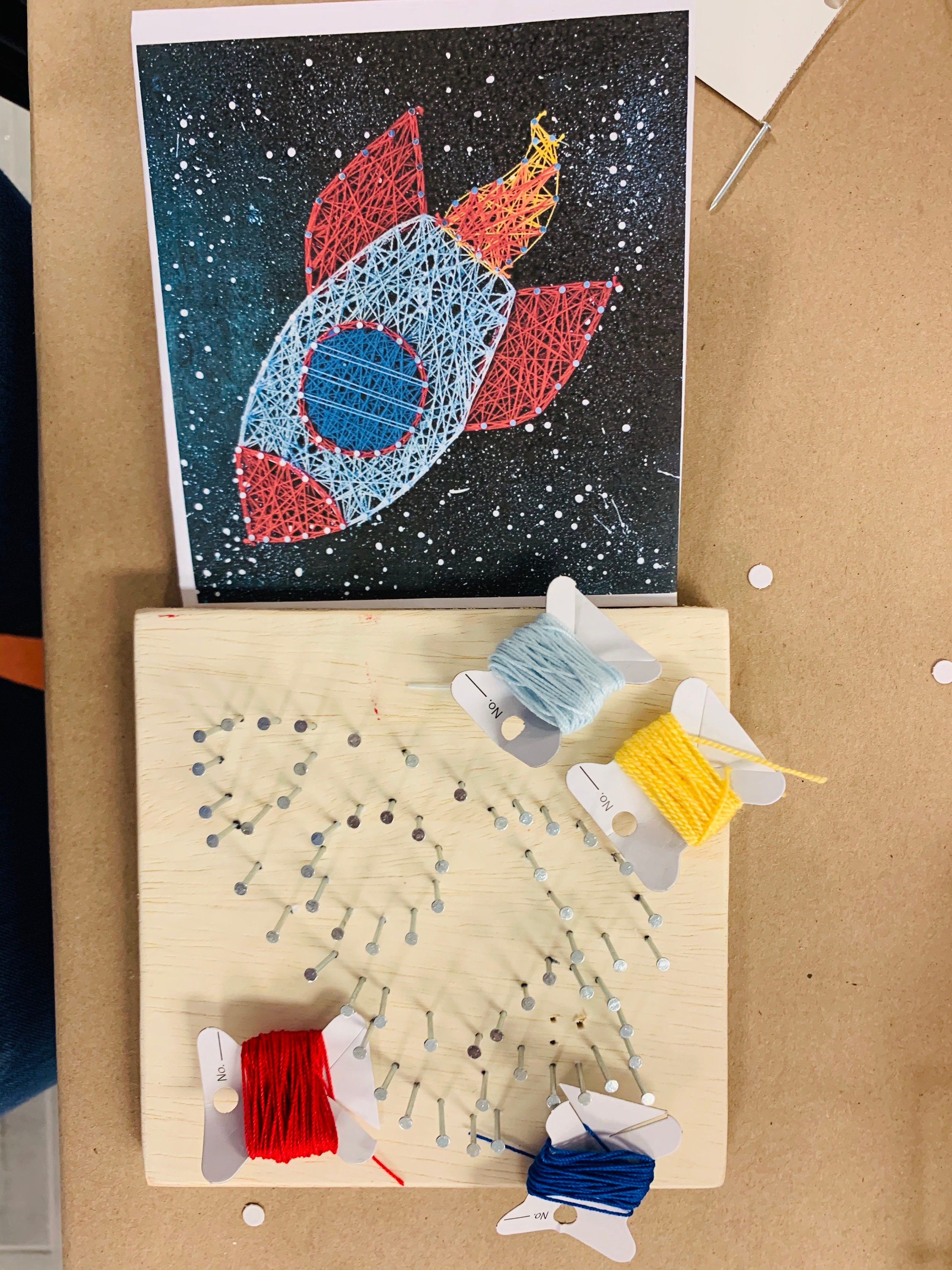 String Art Kit Space Ship | Etsy