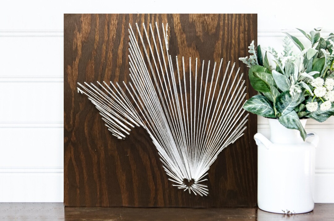 String Art Kit Texas Home State - Etsy