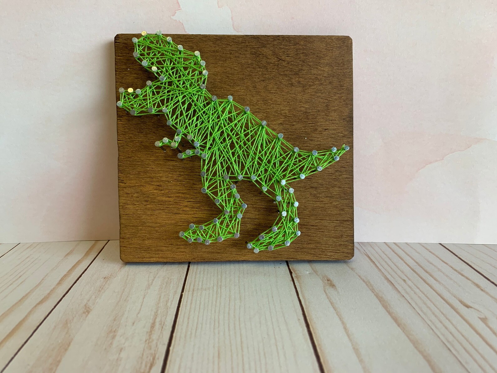 String Art Kit Dinosaur T-rex - Etsy