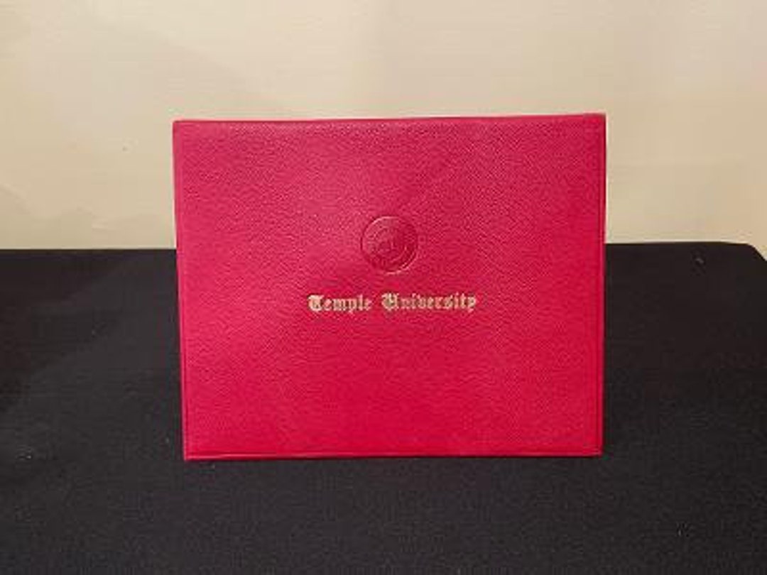 University Parchment Diploma With Diploma Cover, 1937 BS in Education ...