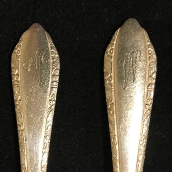 Tudor Plate Oneida Community Child Spoon and Fork in the Pattern ...