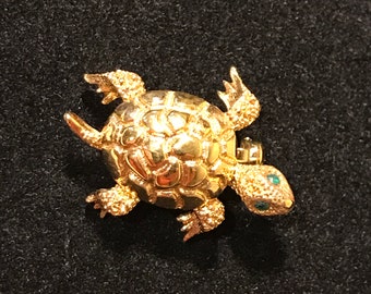 Monet Turtle Pin - Etsy