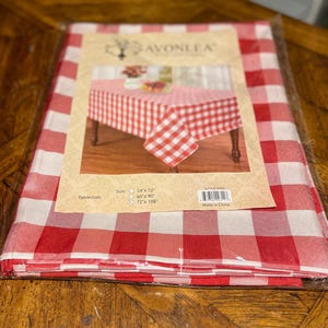 Avonlea Embroidery Tablecloth With Napkins 13pcs Set PEONY Design Large ...