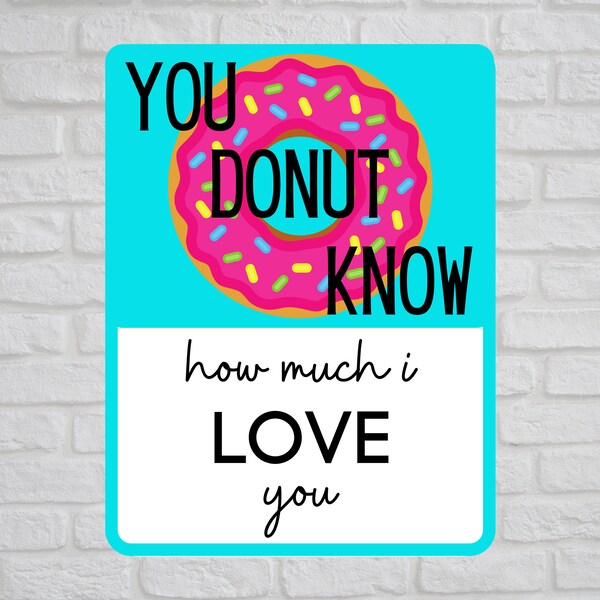 I Donut Know How to Thank You Cards - Etsy